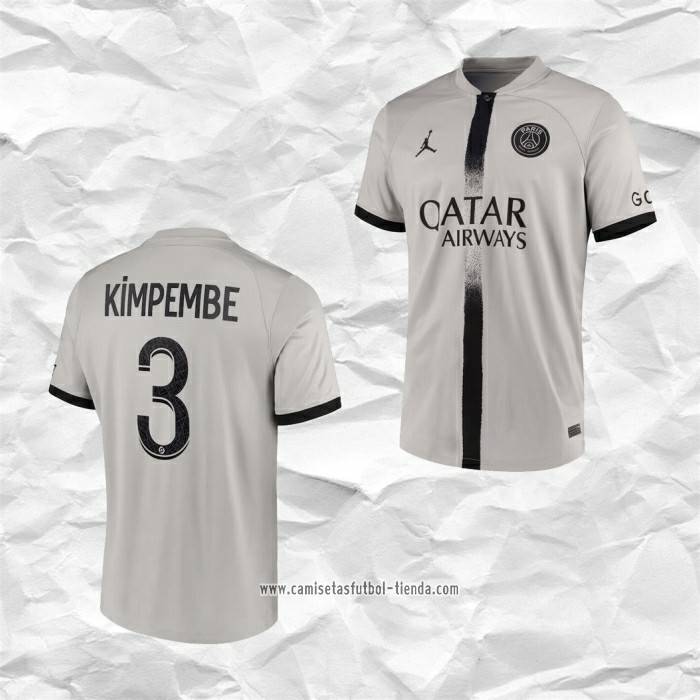 Camiseta Segunda Paris Saint-Germain Jugador Kimpembe 2022 2023 ...