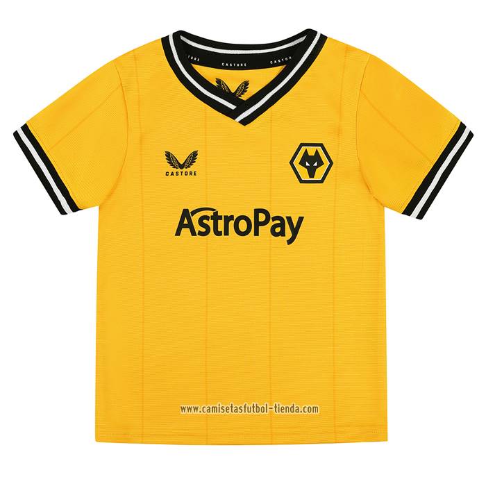 Camiseta Primera Wolves 2023 2024 Nino | Tienda Wolves